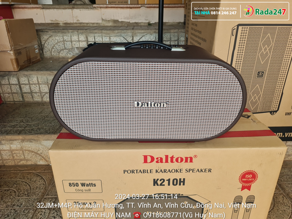 Loa xách tay Dalton K208C